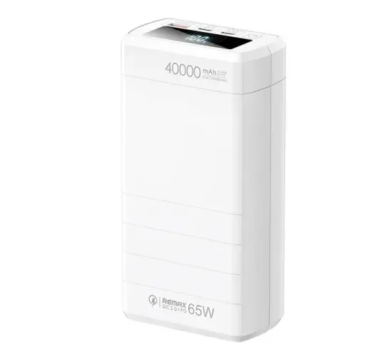 Remax Dinba Power Bank 40000mAh 65W με Θύρα USB-A και 2 Θύρες USB-C ...