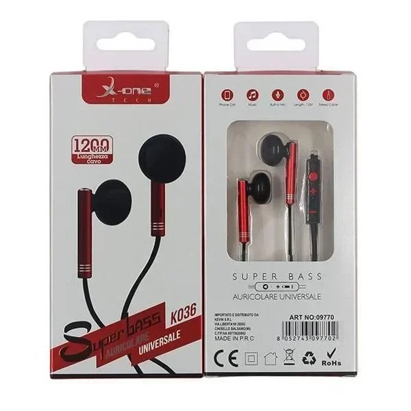 Ακουστικά X-one K036 Κόκκινο | G for Gadget