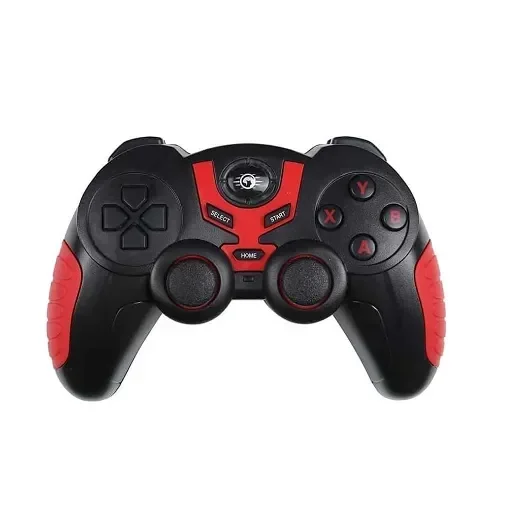 Ασύρματο χειριστήριο Gamepad Bluetooth για Android μαύρο κόκκινο | G ...