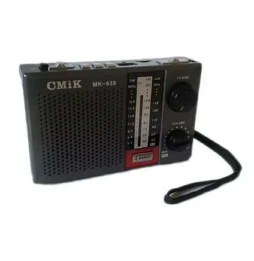 Επαναφορτιζόμενο επιτραπέζιο ραδιόφωνο Retro CMIK MK-938 μαύρο | G for ...
