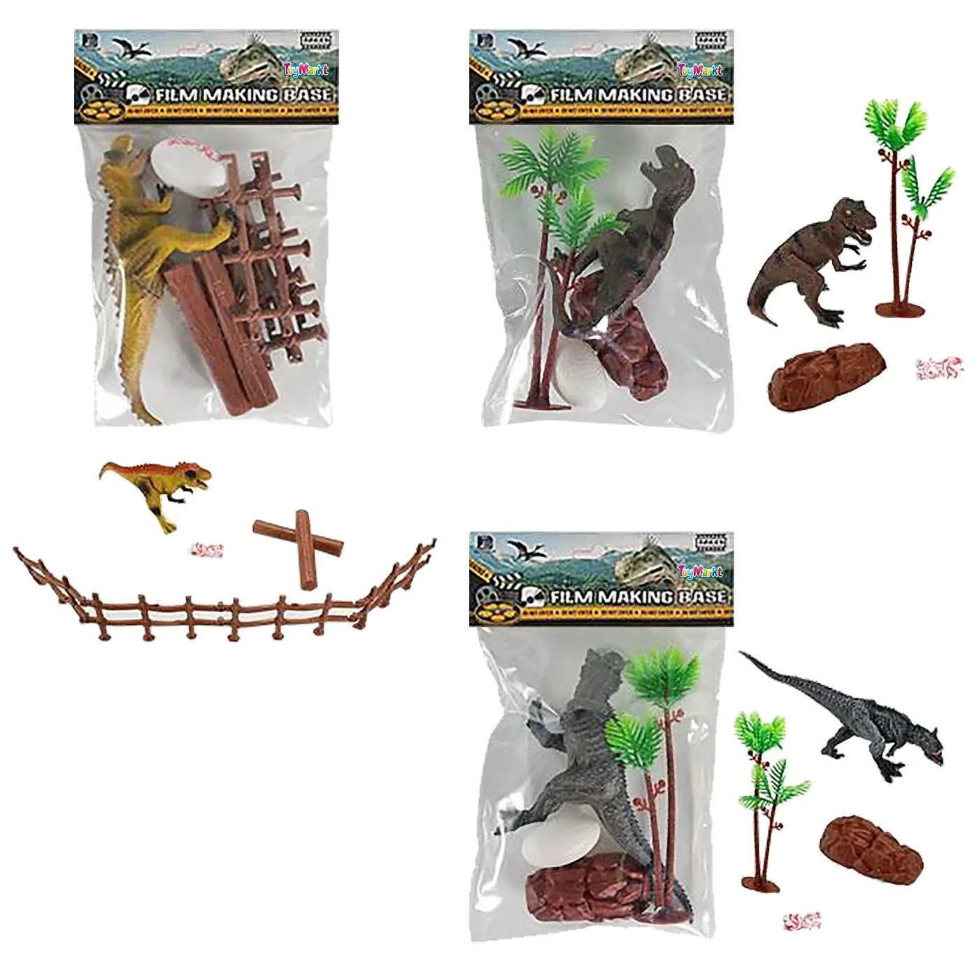 ΣΕΤ ΔΕΙΝΟΣΑΥΡΟΣ ΣΕ ΣΑΚΟΥΛΑΚΙ 15x23cm ToyMarkt 913389 - 1 τμχ | G for Gadget