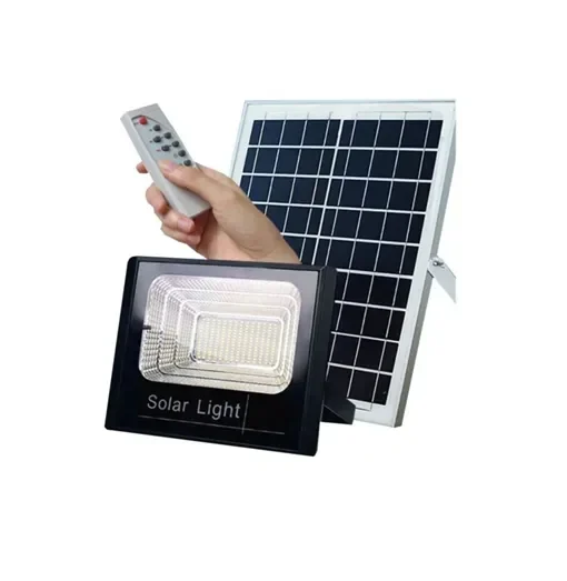 Αδιάβροχος ηλιακός προβολέας LED 400W με πάνελ & τηλεχειριστήριο | G ...