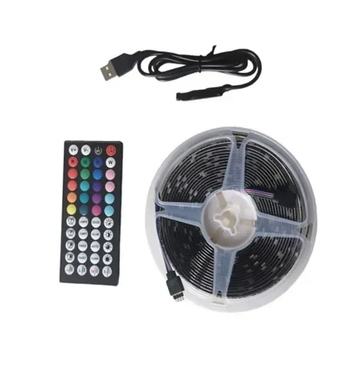 Αδιάβροχη ταινία LED RGB 5m με τηλεχειριστήριο RZ-136 | G for Gadget