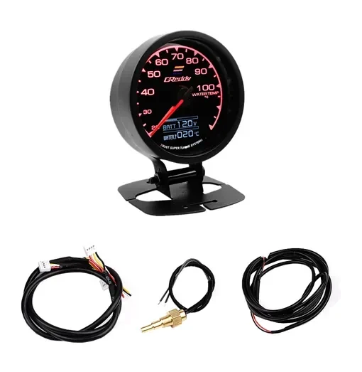Ψηφιακό όργανο πίεσης νερού αυτοκινήτου και βολτόμετρο Greddy SY-YB0031D | G for Gadget